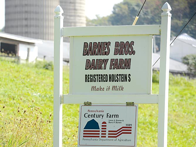 Barnes Bros. Dairy Farm recognized | News, Sports, Jobs - Altoona Mirror